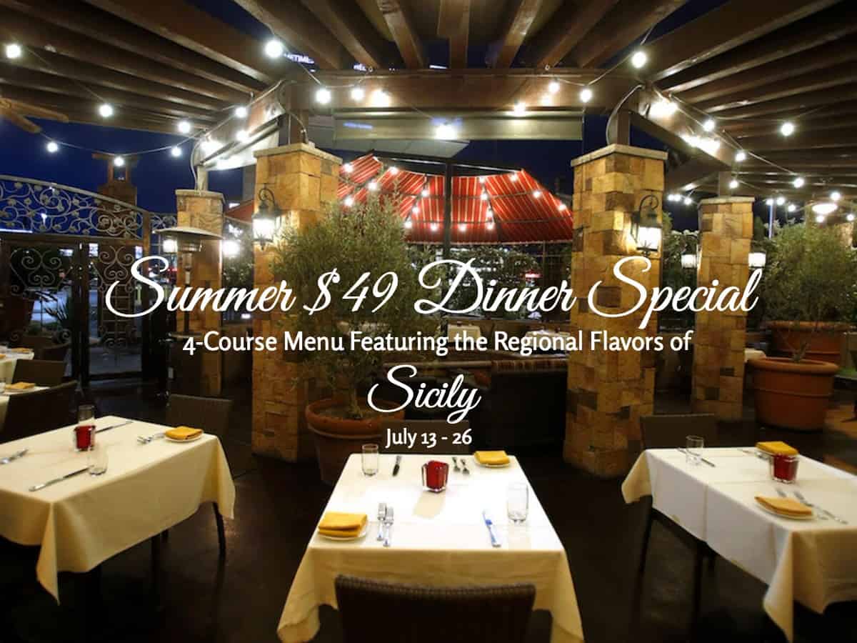 Summer Regional Menu Series Featuring Sicily - Ferraro's Ristorante